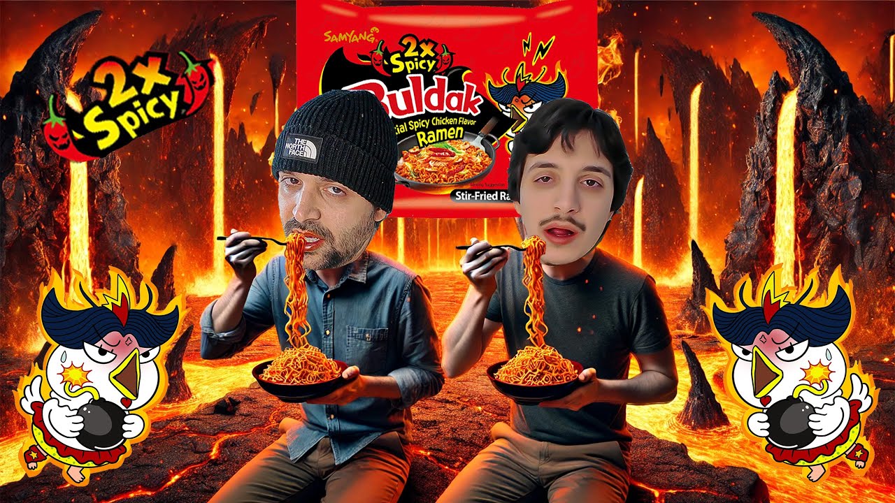 Trying Buldak 2x Spicy noodels for the first time - (NEVER AGAIN) - YouTube