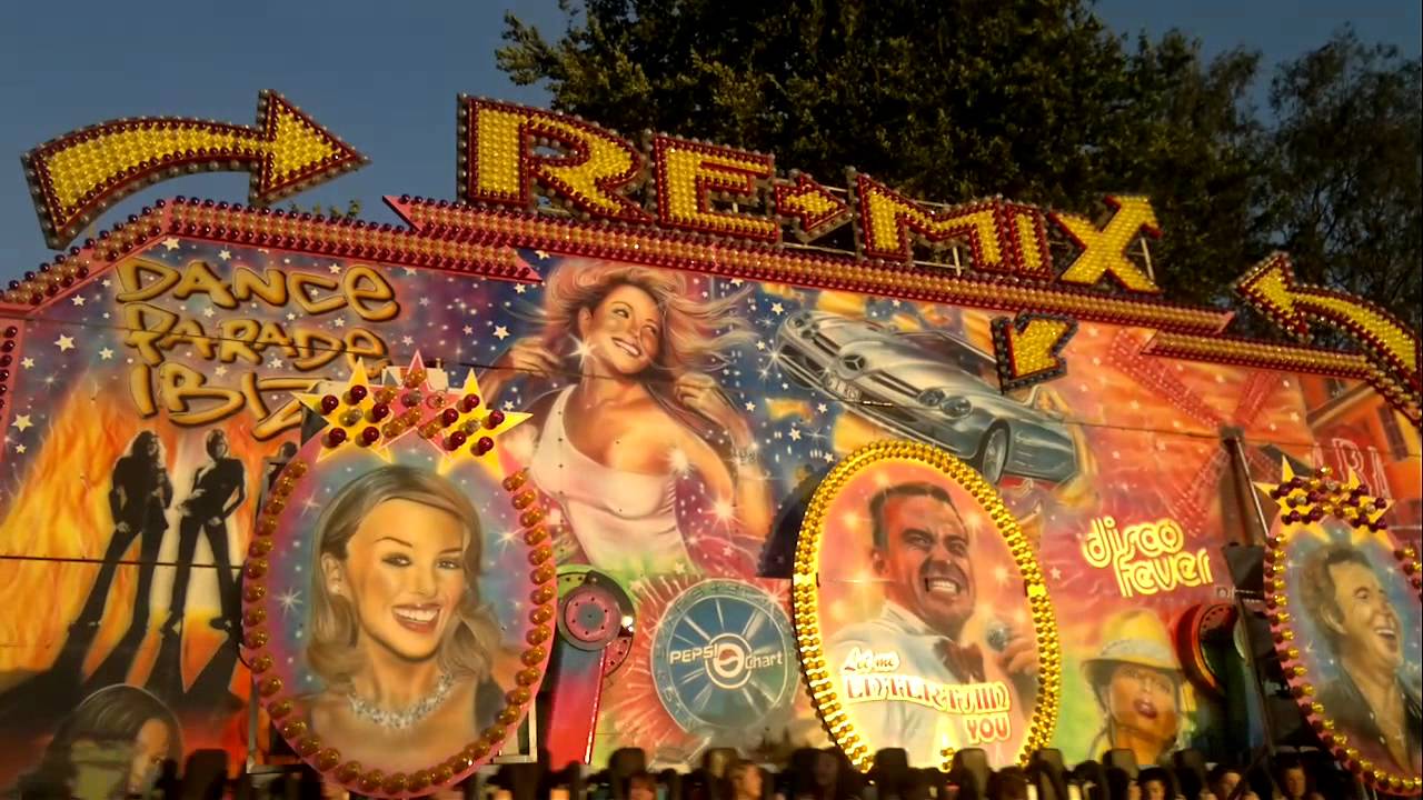 Billy Bates Fun Fair Syston Leicester September 15th 2012 Remix ride ...