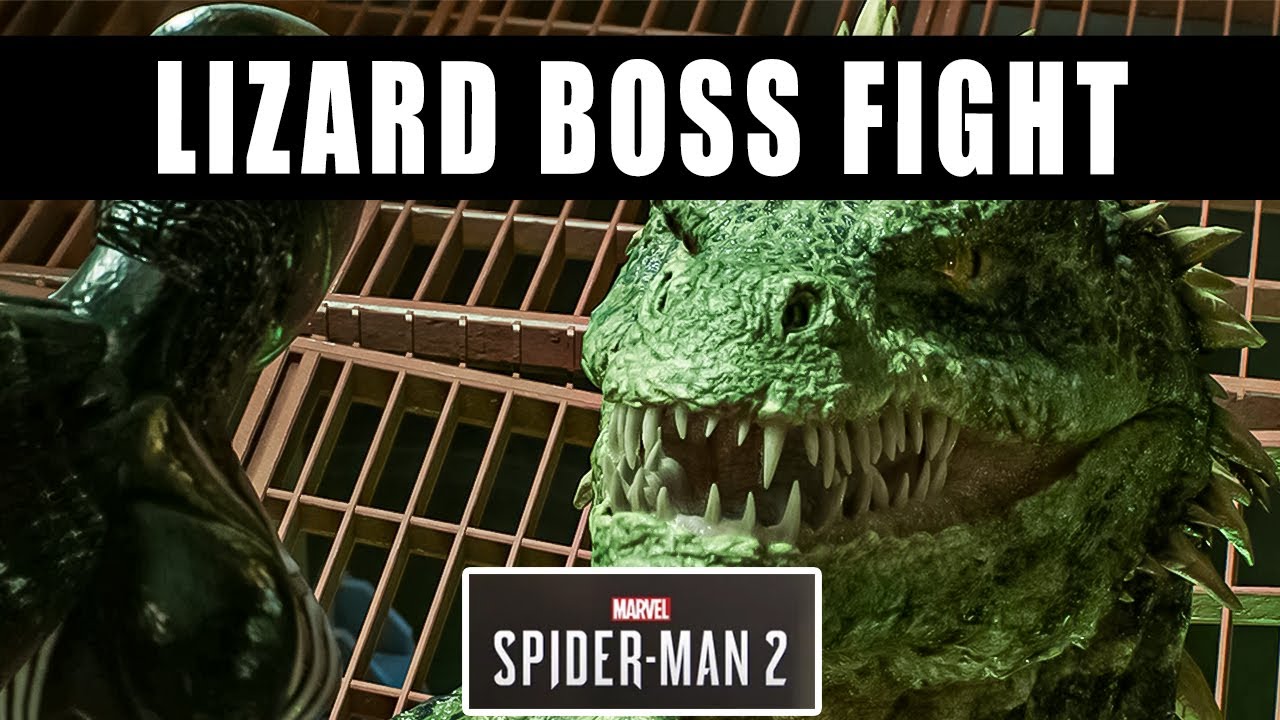 Lizard boss Marvel's Spider Man 2 - How to beat Lizard Spider Man 2 PS5 ...