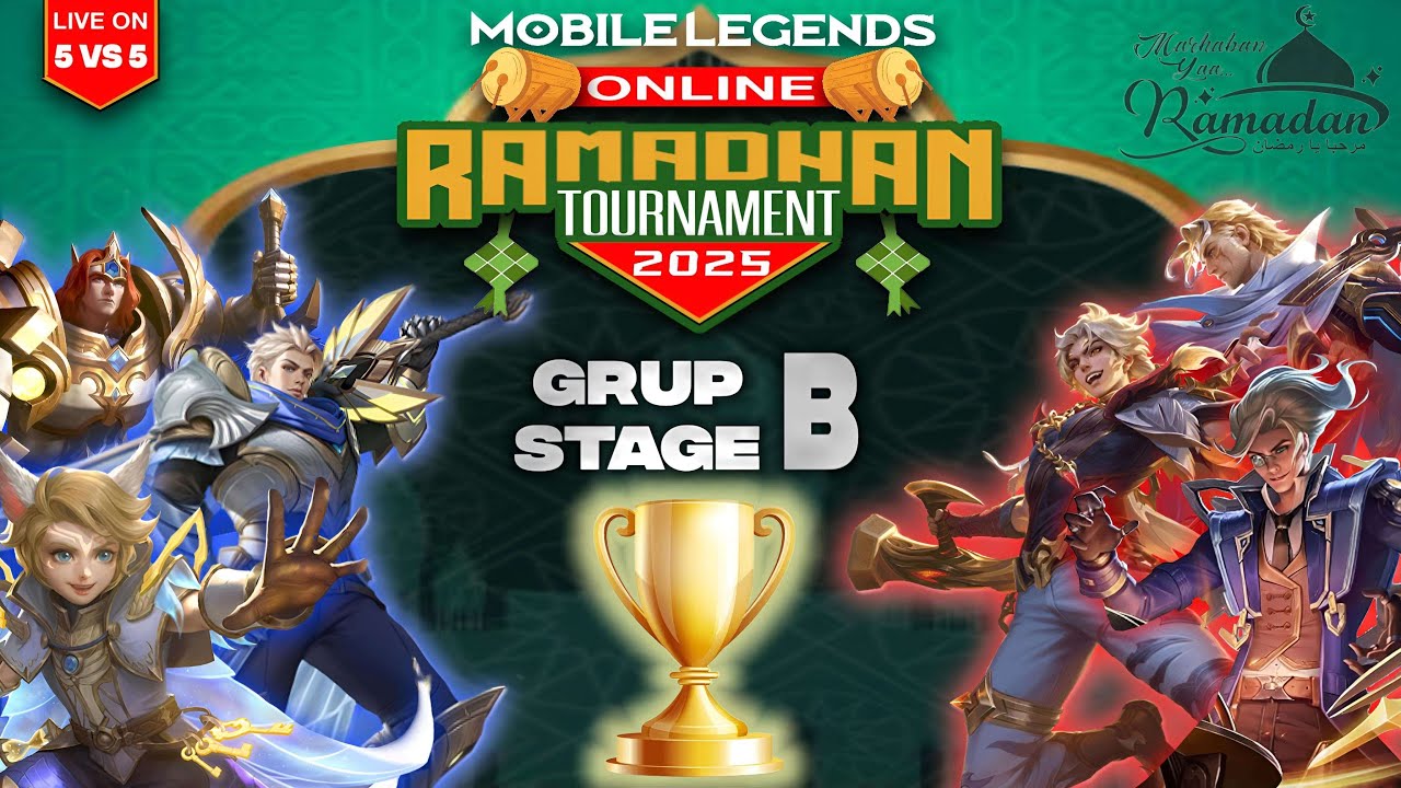 TURNAMEN SPECIAL RAMADHAN | GRUP STAGE B DAY 3 - Mobile Legends - YouTube