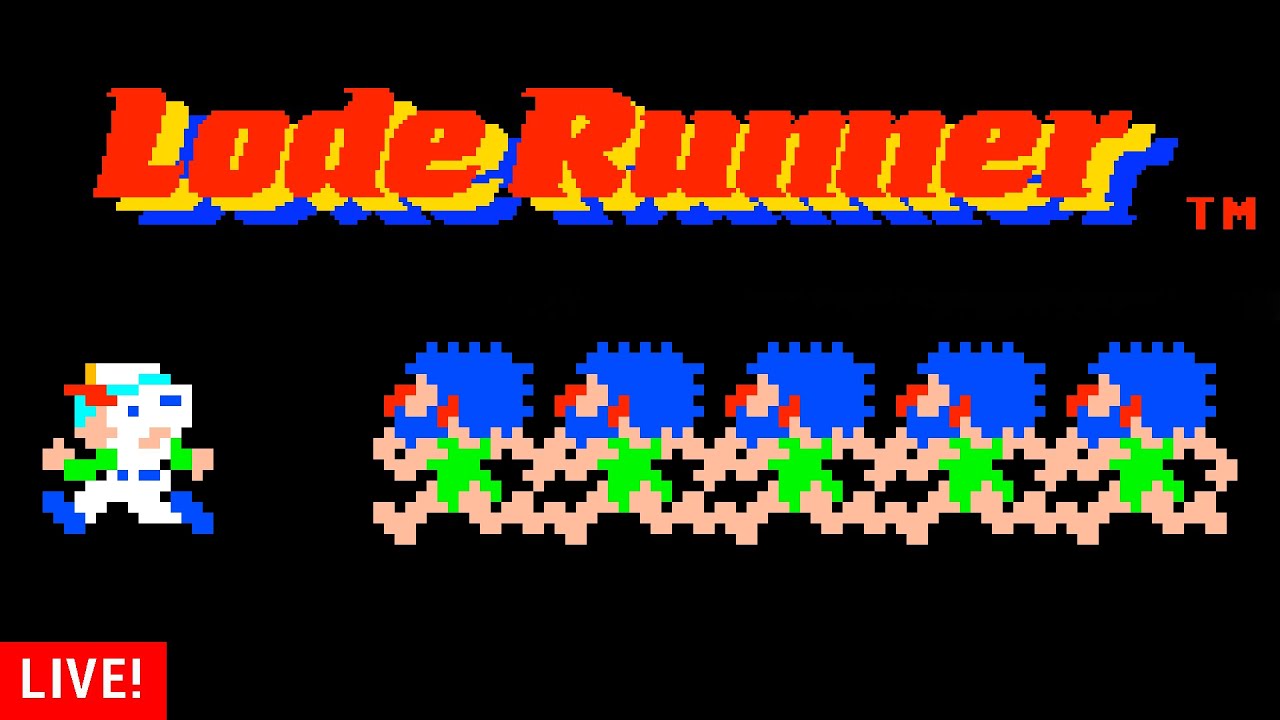 🔴 LIVE - ‘Lode Runner’ (1983, arcade) | RetroSFX Gaming - YouTube