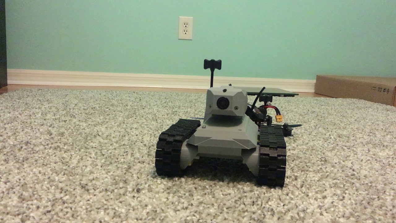 FPV Prototank with Turret Vid 1 - YouTube