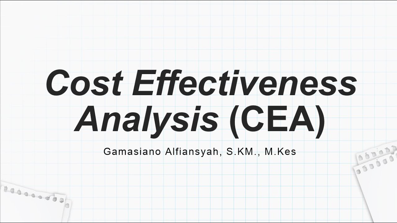 Cost Effectiveness Analysis CEA YouTube cost-effectiveness-analysis-cea-youtube