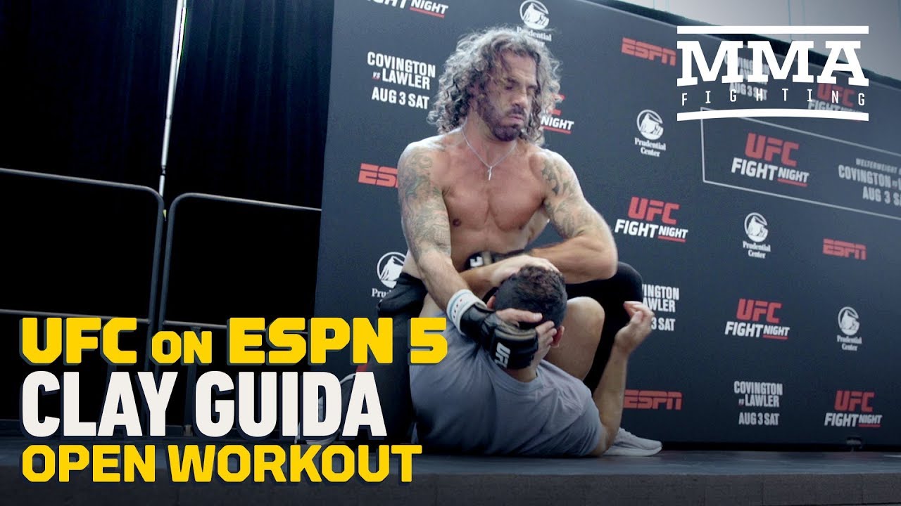 UFC on ESPN 5: Clay Guida Open Workout Highlights – MMA Fighting - YouTube