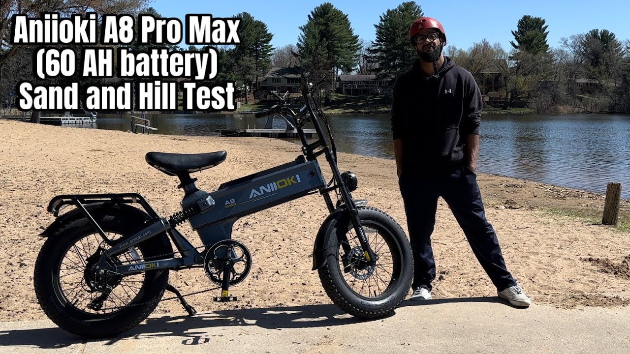 First e-bike adventure: aniioki a8 pro max 52v (60Ah battery) Sand and ...