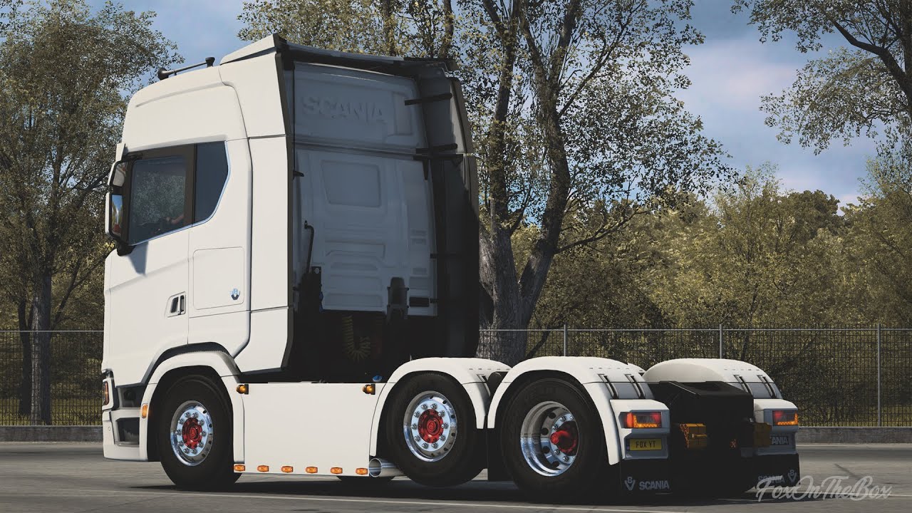 ETS2 1.41 Scania Next Generation R & S Custom Sideskirt With Side Pipe ...