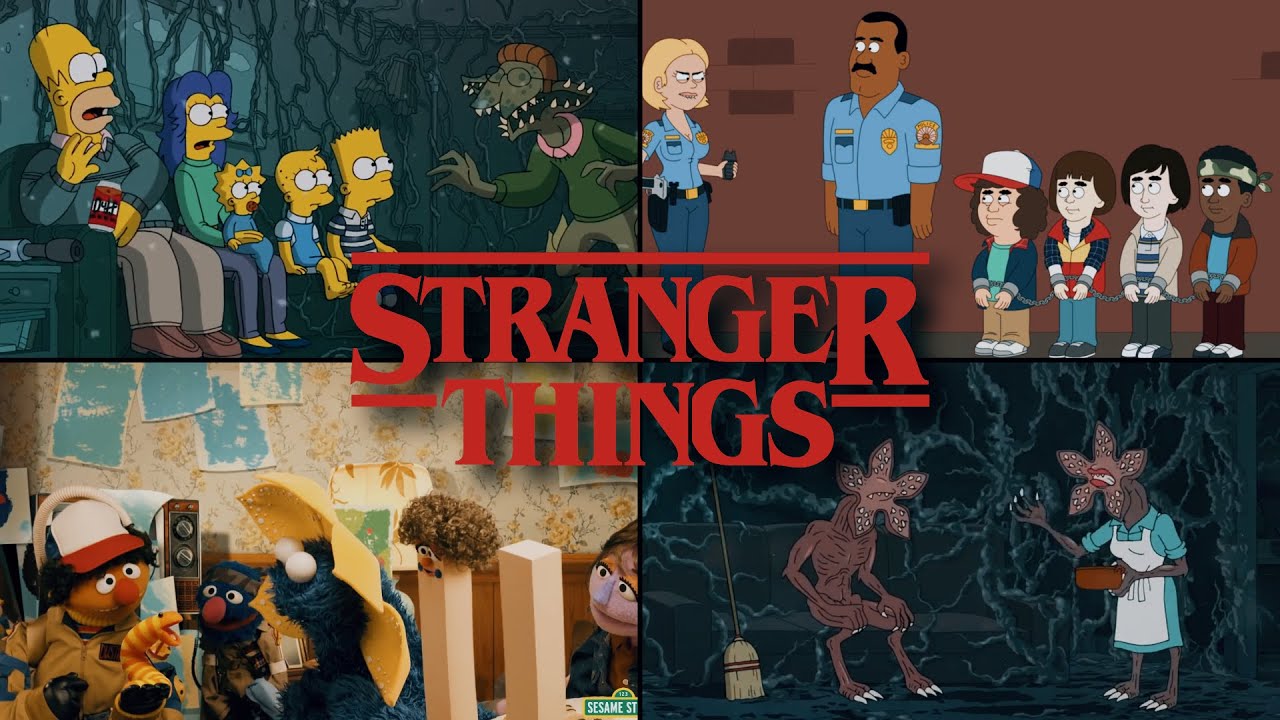 👧🏻🩸30 Referencias a STRANGER THINGS 🧇📺(crossovers, cameos, parodias ...