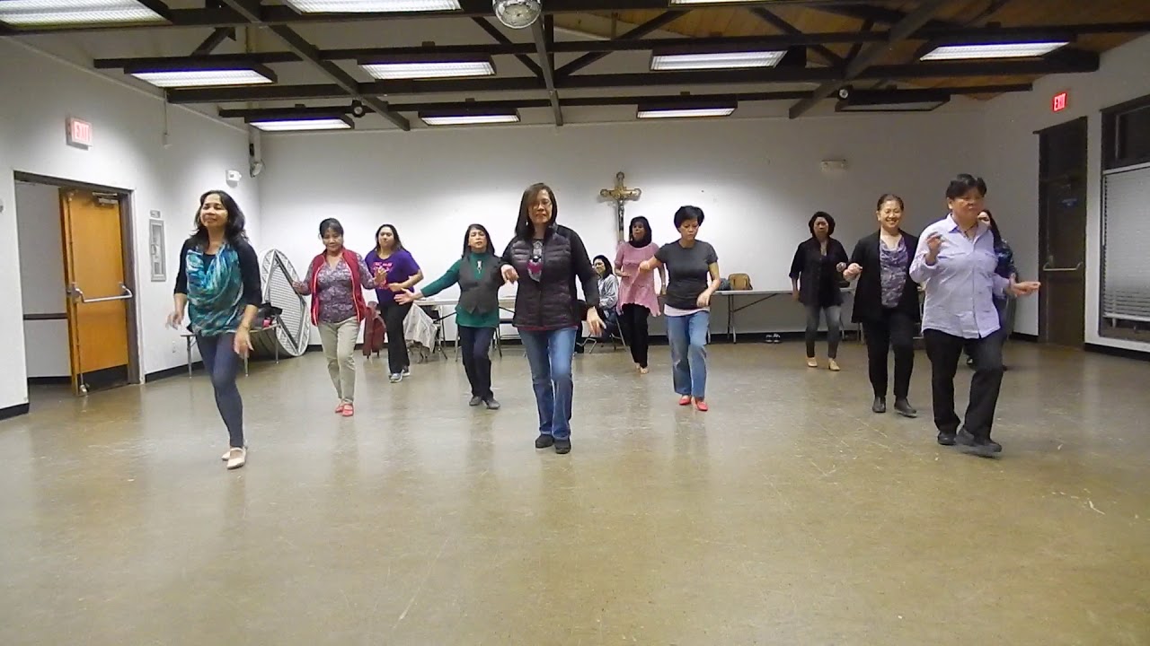 St Henry's Latin Lover Line Dance choreographed by Misuk La - YouTube