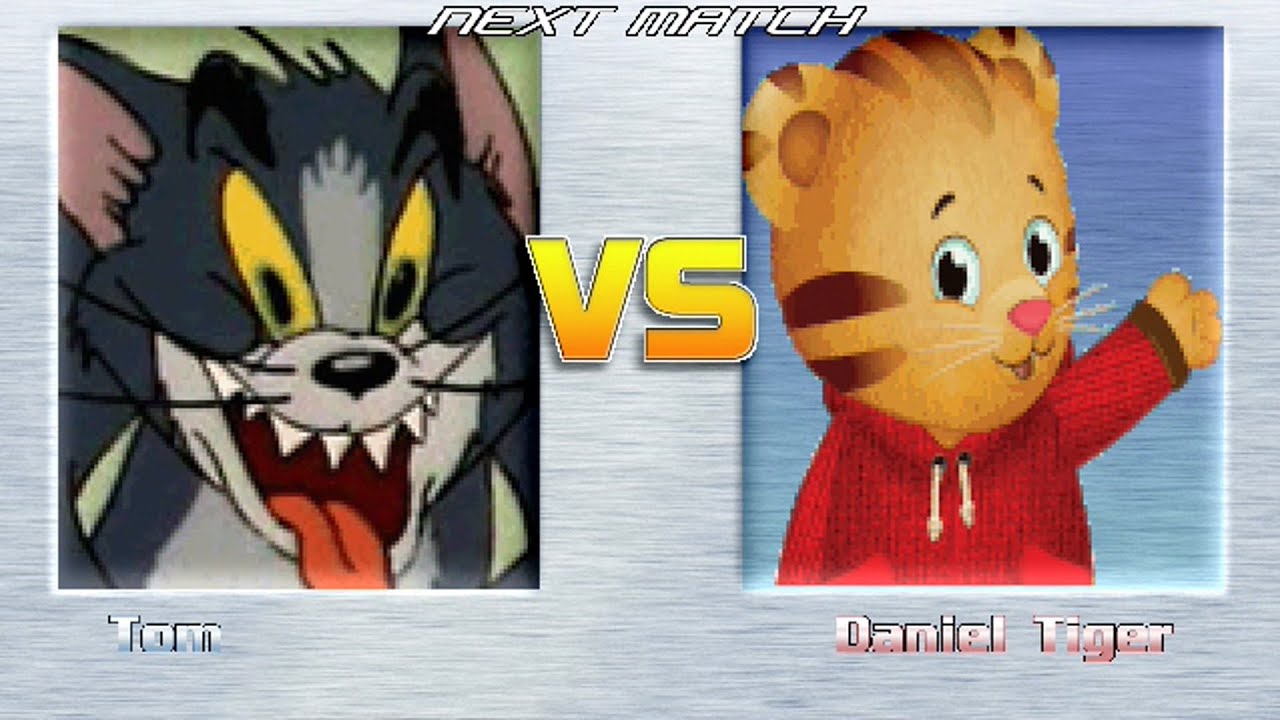 M.U.G.E.N BATTLES | Tom Cat vs Daniel Tiger | Tom and Jerry vs Daniel ...