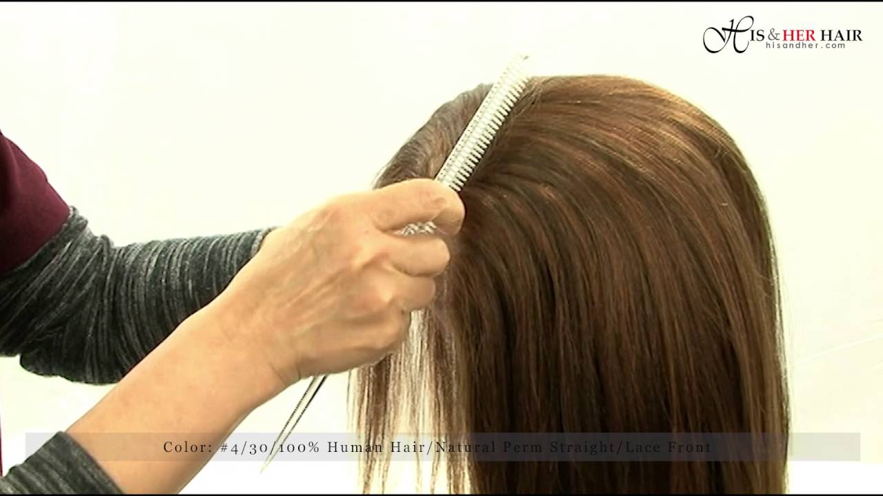 Amber Natural Perm Straight Wig by His & Her - YouTube
