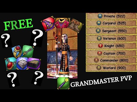 FREE GRANDMASTER PVP GEAR SETUP | Wizard 101 - YouTube