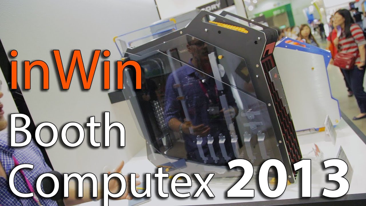 inWIN Booth tour: Tou, KingSize H-Frame - Computex 2013 - YouTube