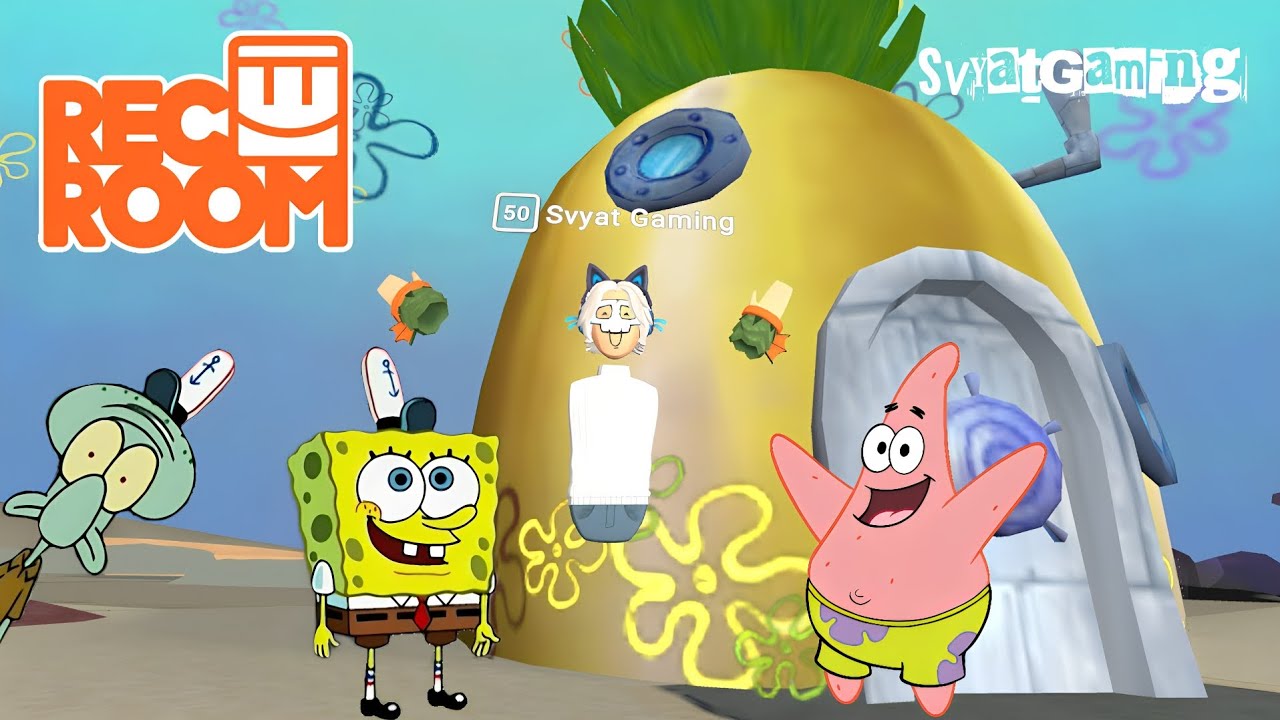 SPONGEBOB SQUAREPANTS 4D REC ROOM VR - YouTube