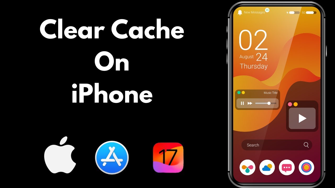 How To Clear Cache On iPhone iOS 17 - YouTube