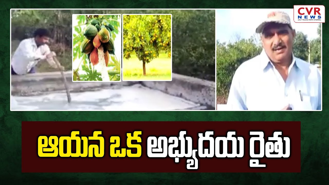 ఆయన ఒక అభ్యుదయ రైతు | Farmer Haribabu | Raithe Raju | @CVRNewsOfficia ...