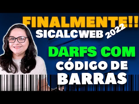 ✅DARF COM CÓDIGO DE BARRAS COMO GERAR? SICALC CWEB 2022 NOVA VERSÃO ATUALIZADA PELA RECEITA FEDERAL