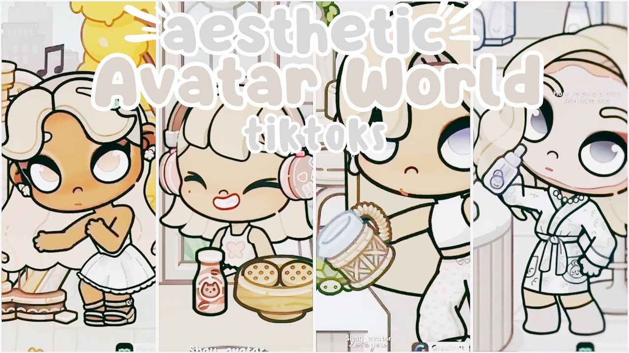 🥥1 hour of Aesthetic Avatar World - routines, roleplay, cooking, and ...