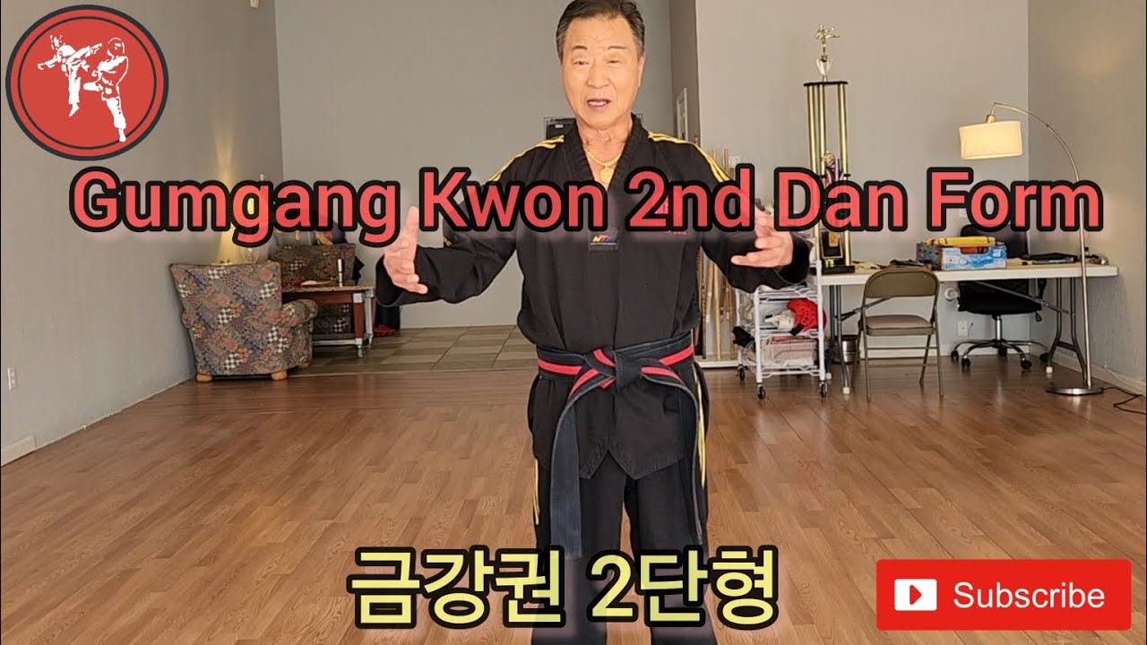 Gumgang Kwon 2nd Dan Form 금강권 2단형 - YouTube