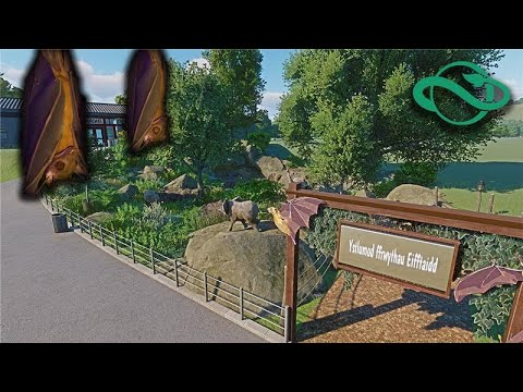 Egyptian Fruit Bat Habitat (OUTER) | Sw Caerdydd Ep2 | Planet Zoo - YouTube