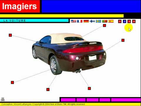 French lesson = Vocabulaire = La voiture - YouTube