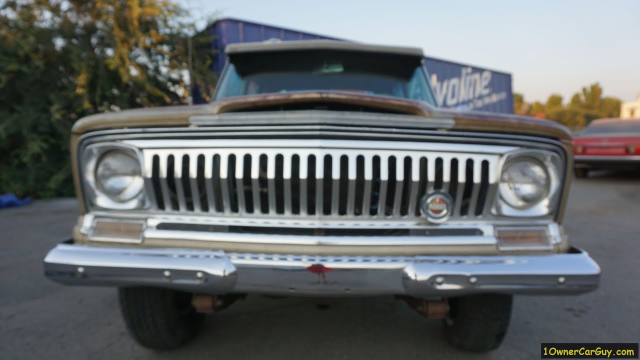 Classic SUV Jeep SJ Wagoneer 4x4 Patina Interior Video - YouTube
