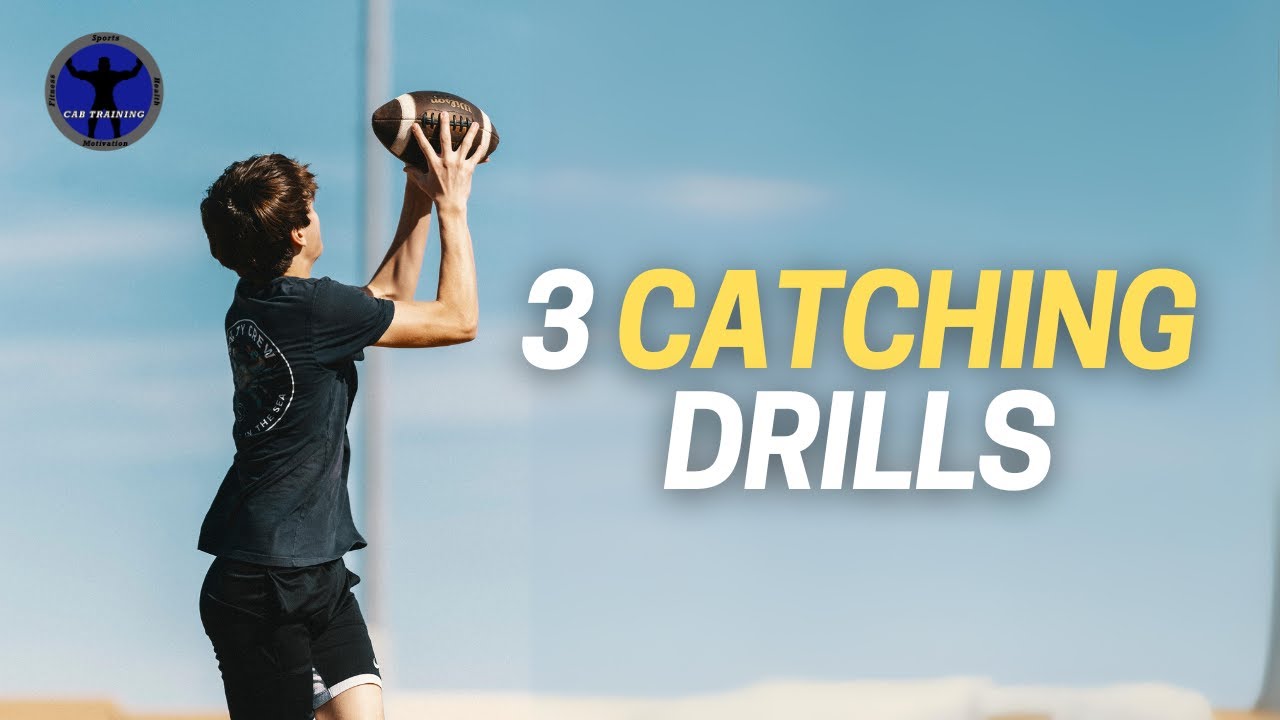 3 Football Catching Drills to do On Your Own - YouTube