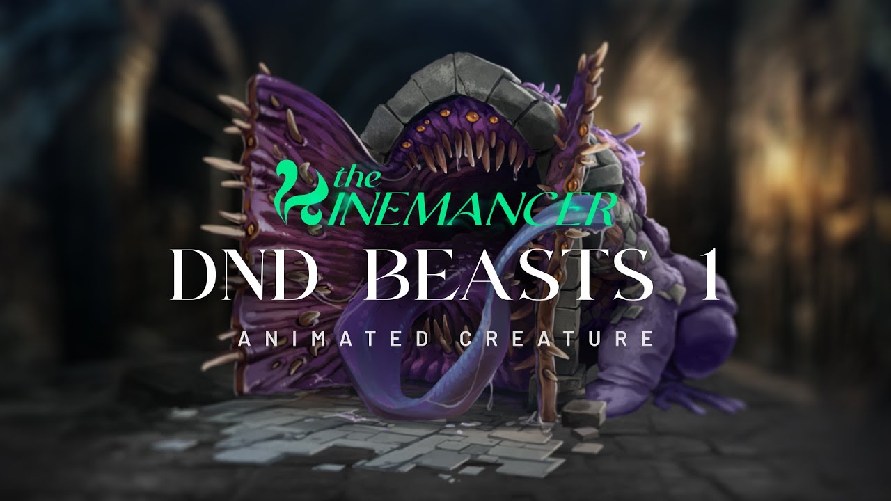 🐲DnD Beasts 1🐲 Animated creatures for virtual RPG - YouTube