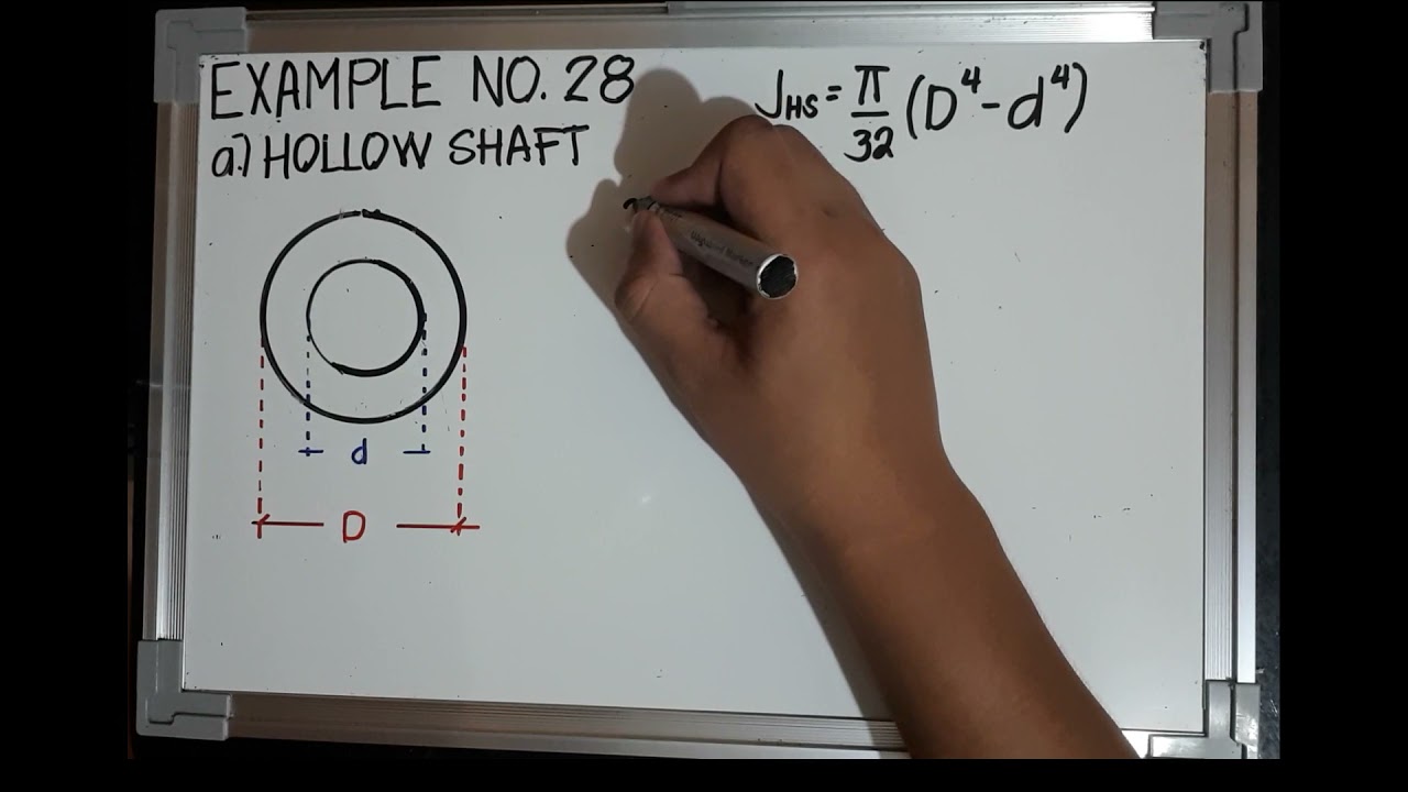 Mechanics of Deformable Bodies - Example No. 28 (Torsion) - YouTube