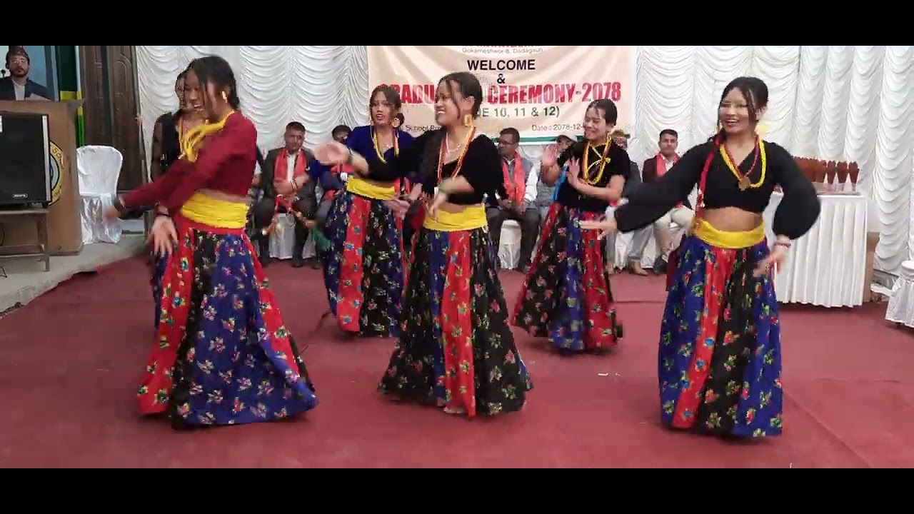 Tamang Selo Welcome Dance by Grade 12 - YouTube