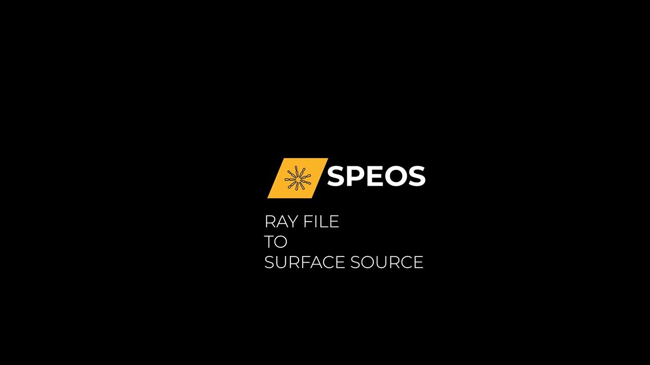 ANSYS SPEOS - RAY FILE TO SURFACE SOURCE - YouTube