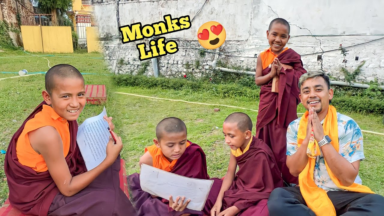 Buddhist Monks Life Inside The Monastery 😍@basantvlogs - YouTube