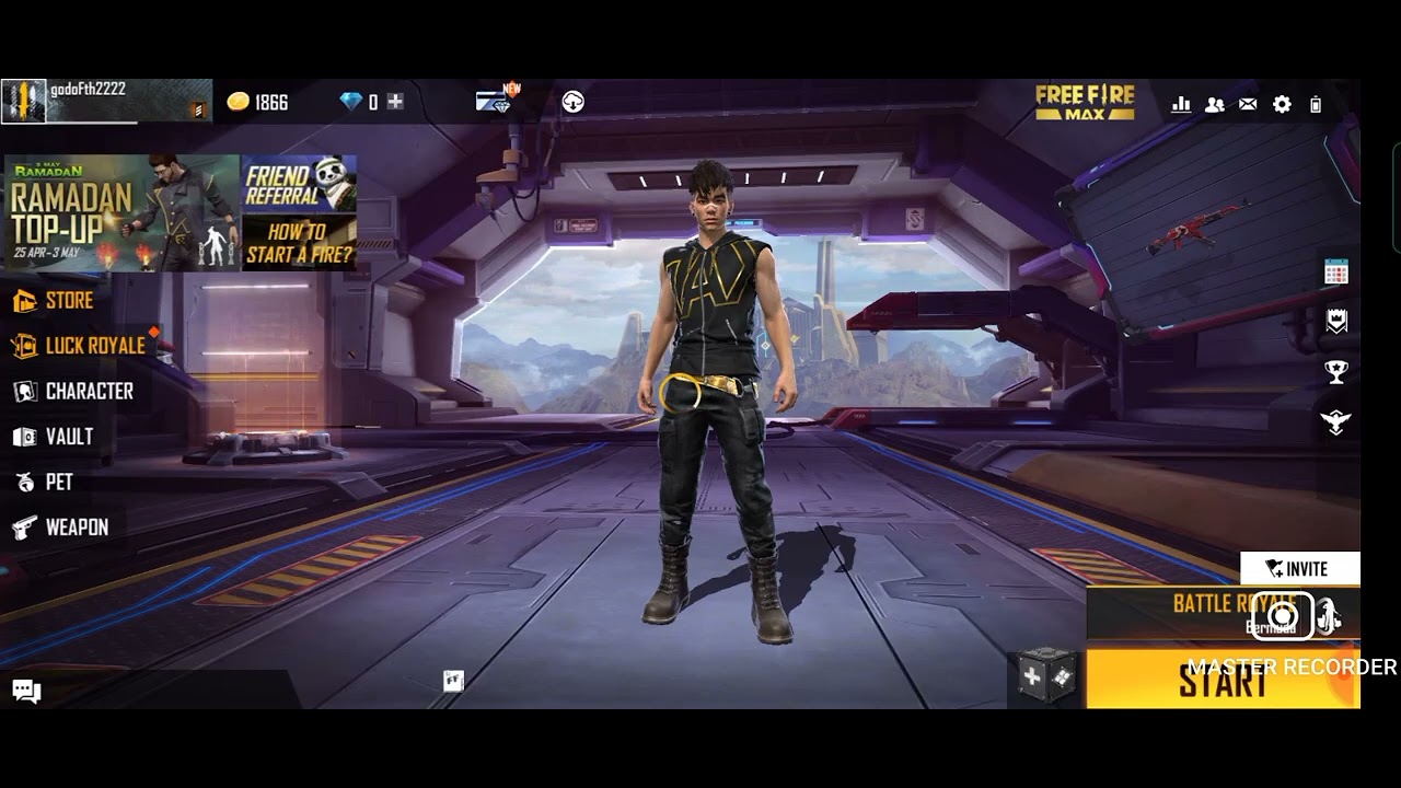 free fire max lobby dekho - YouTube