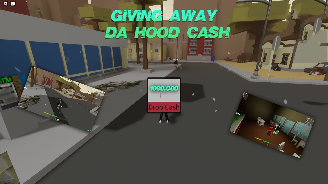 GIVING AWAY CASH | Da Hood - YouTube