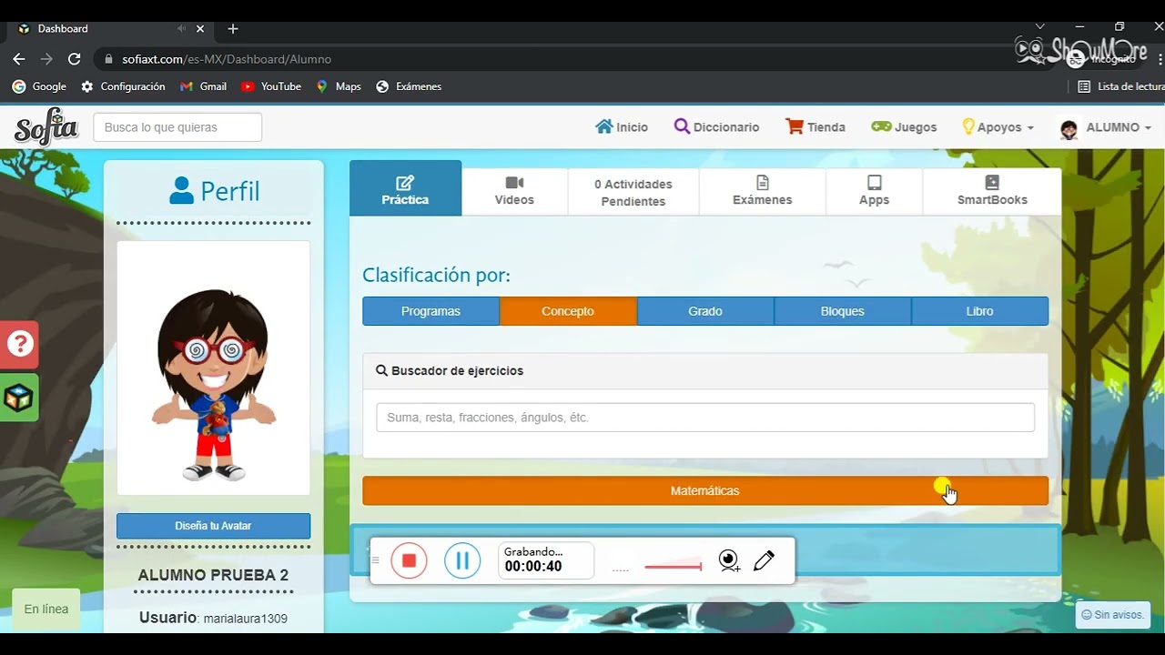 cambiar usuario para ingresar a la plataforma sofia xt - YouTube