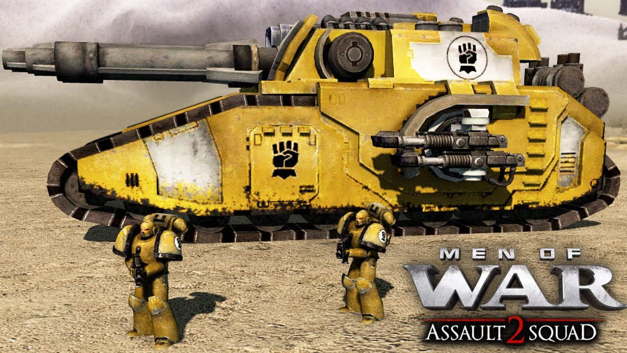 Imperial Fists & Falchion Super-Heavy Tank vs Chaos - Men of War ...