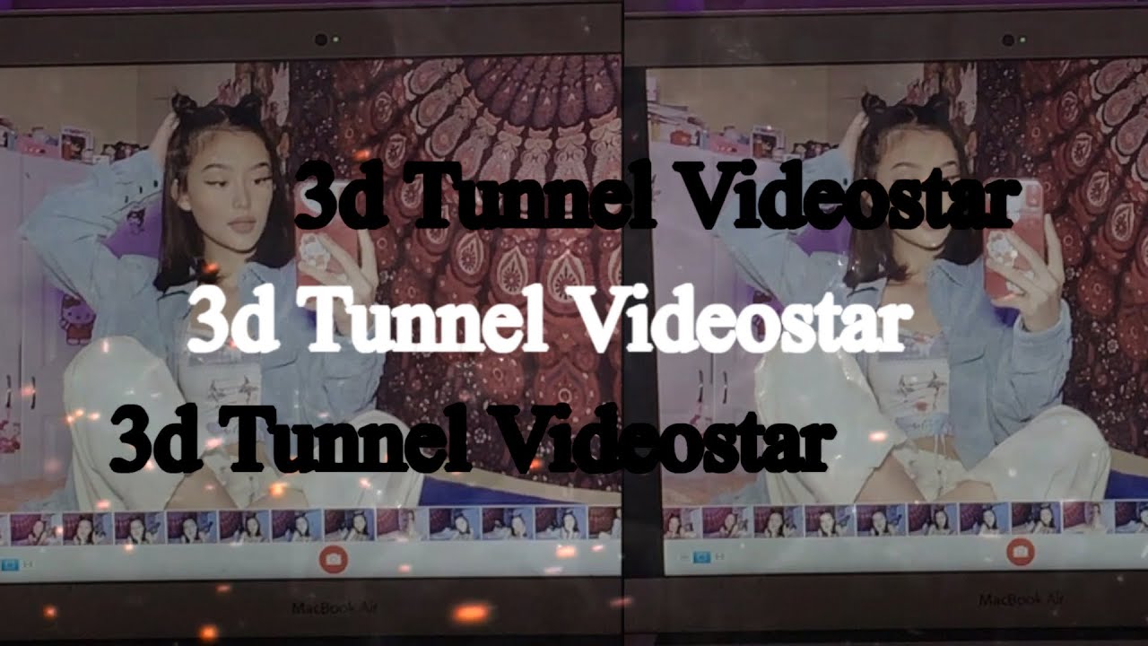 3D tunnel tutorial videostar - YouTube