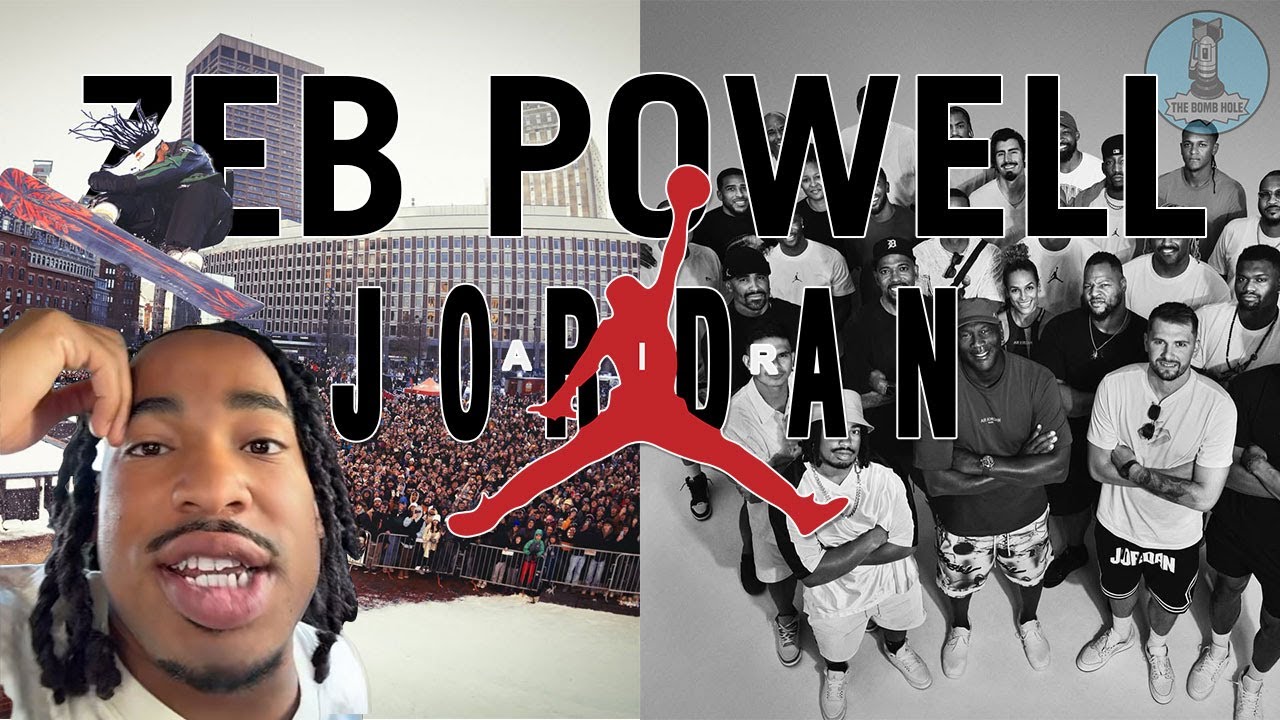 How Zeb Powell Signed With Jordan - YouTube
