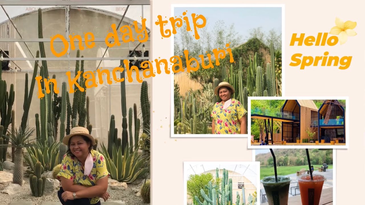 Cactus garden at chan natural cafe in Kanchanaburi - YouTube