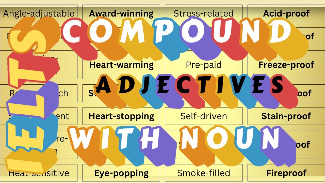 Compound Adjectives in English With Noun | Learn Advanced English ...