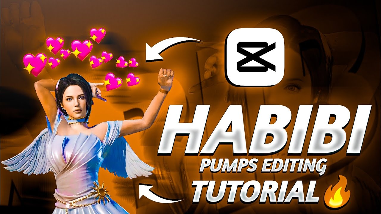 HABIBI PUMPS EDITING 🔥 TUTORIAL | CAPCUT EDITS | PUBG MOBILE LOBBY VIDEO EDITING - YouTube