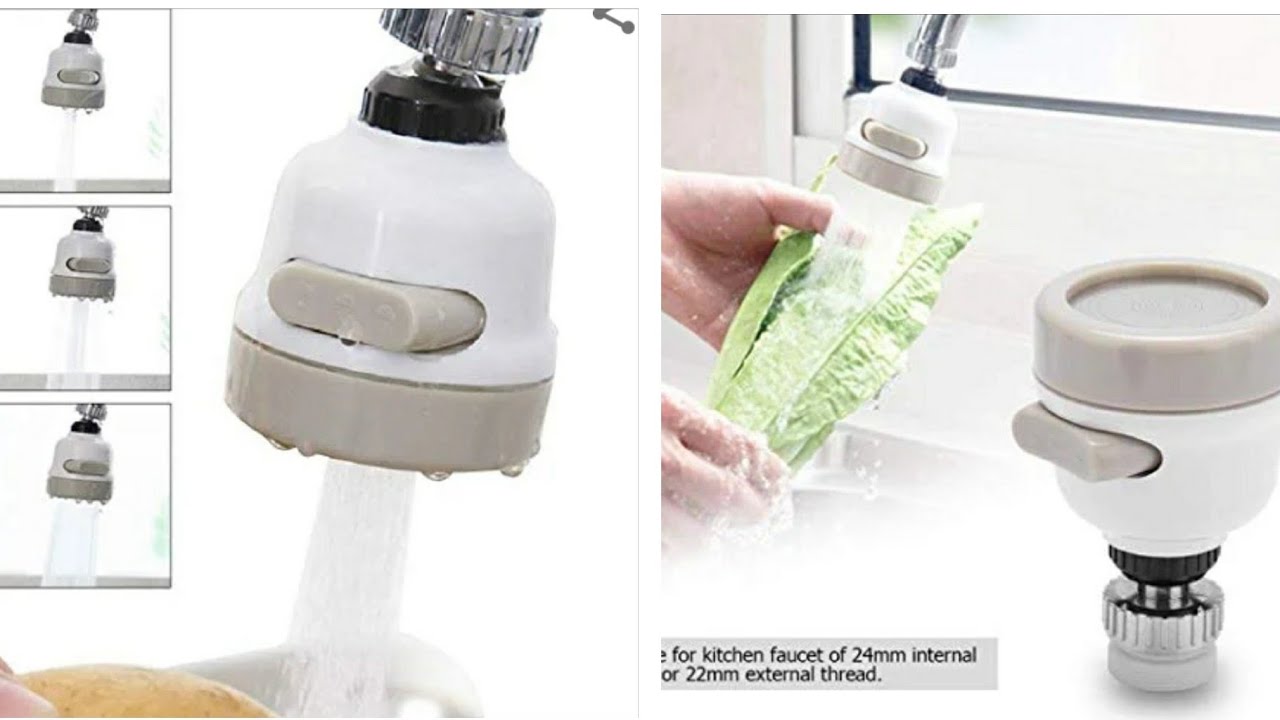 BESTONZON Rotating Water-Saving and SS Sprinkler Kitchen Tap Accessory ...