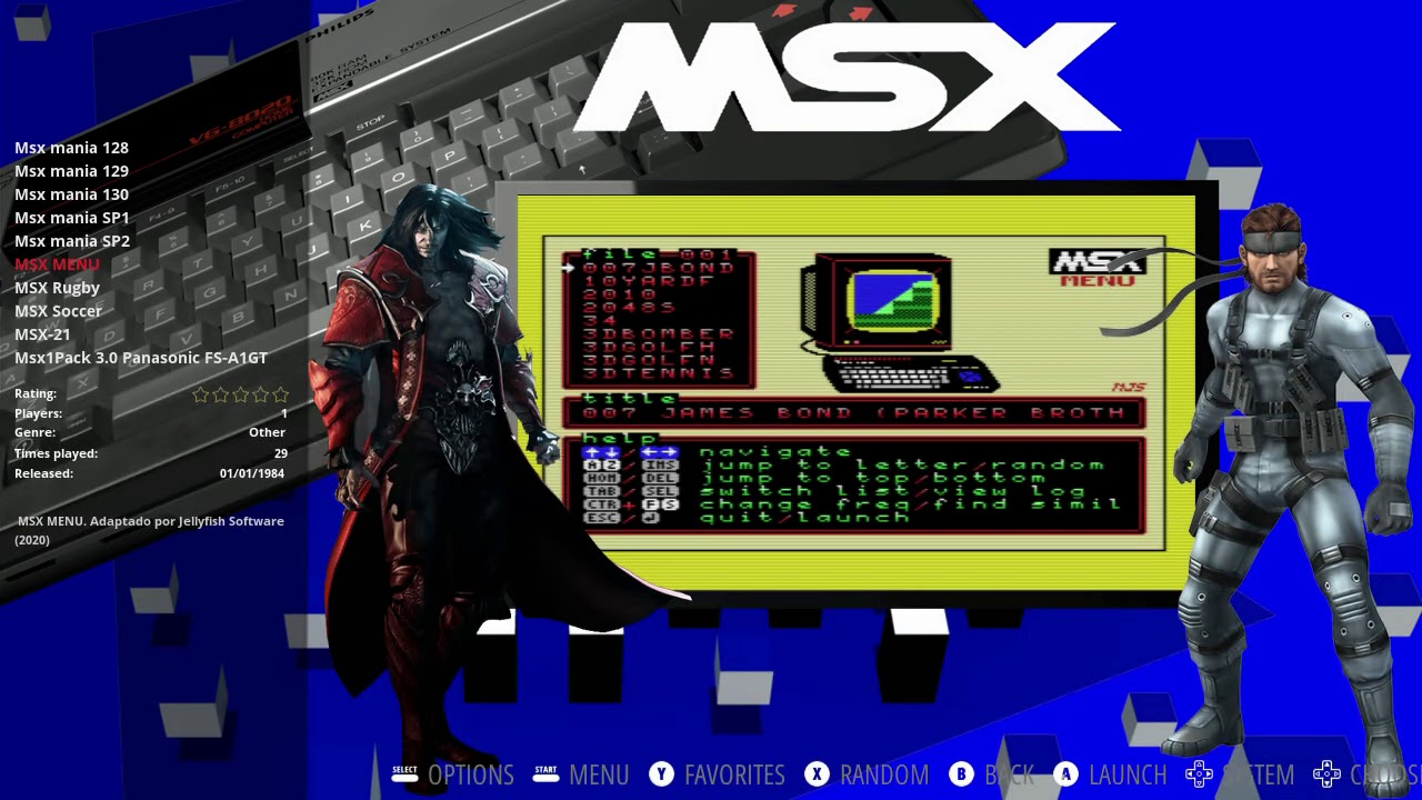 Raspberry PI 3B - Compilaciones de MSX en Retropie - MSXMENU - YouTube