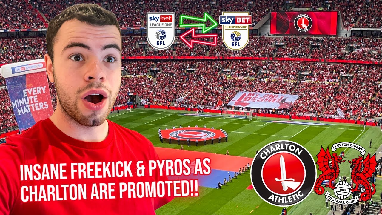 THE MOMENT CHARLTON WIN PROMOTION TO THE CHAMPIONSHIP!!! | Playoff ...