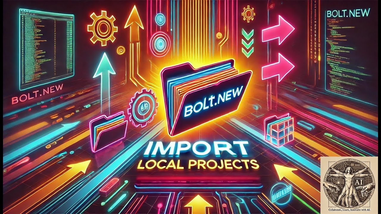 Import Local Projects into Bolt.new local install - YouTube