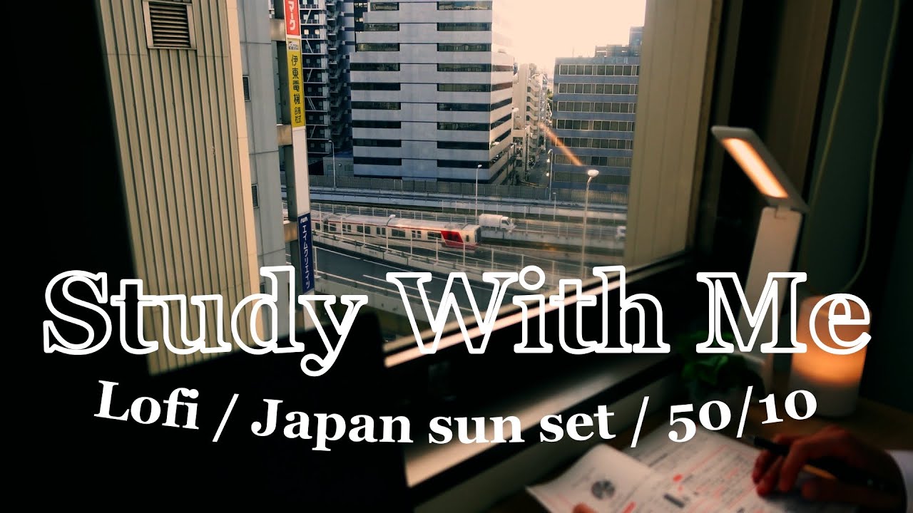 3 hours-STUDY WITH ME / WORK WITH ME / pomodoro (50/10) / BGM / Lofi ...