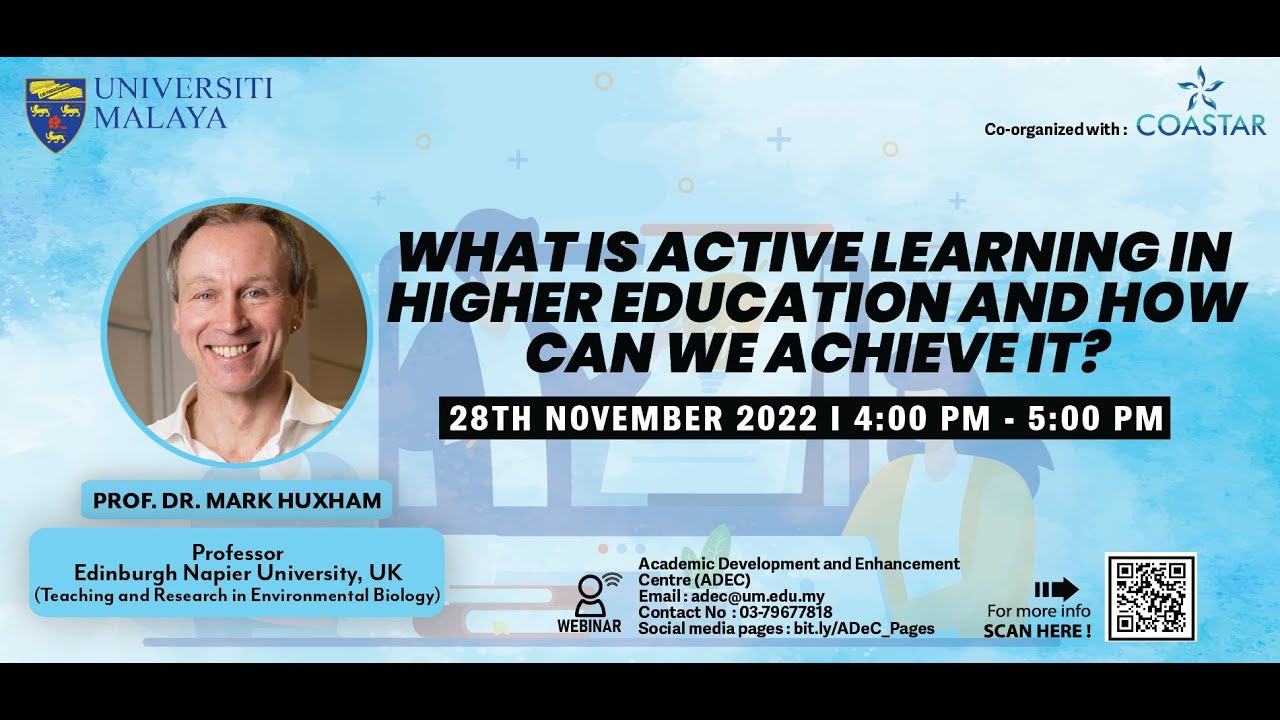 What is Active Learning in Higher Education and How Can We Achieve It ...
