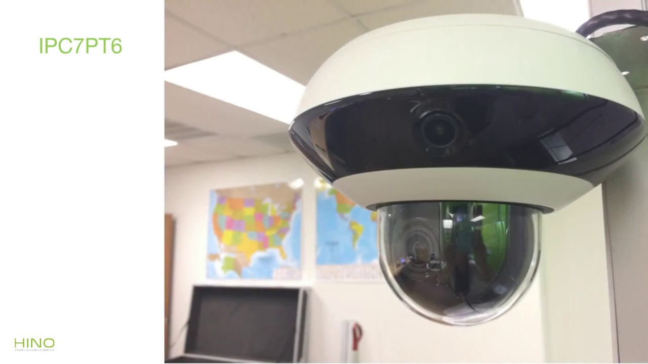 PanoVu series 360°panoramic + PTZ camera IPC7PT6 DEMO - YouTube