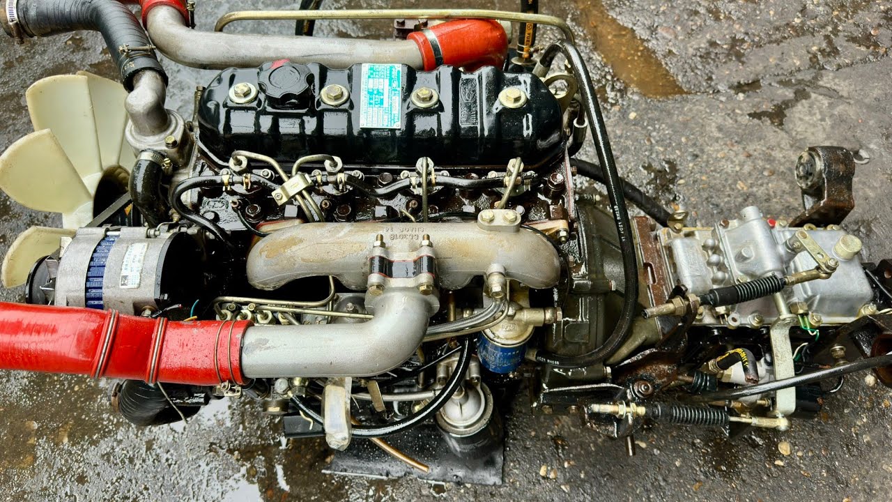 Động cơ 490qzl. Tubo bơm hơi liền. 90hp-3200r/m ☎️0969626425 #diesel # ...