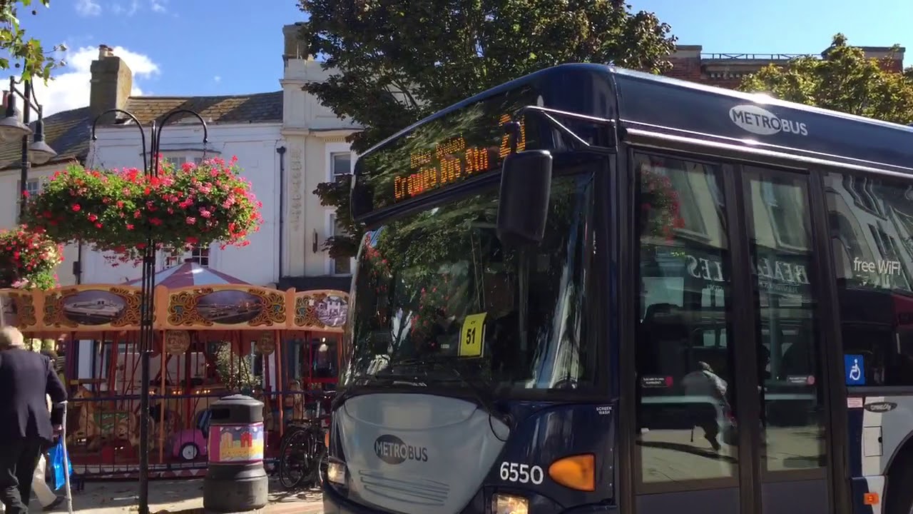 Metro Bus Route 23 Departing Worthing Town Centre Bus Stop - YouTube