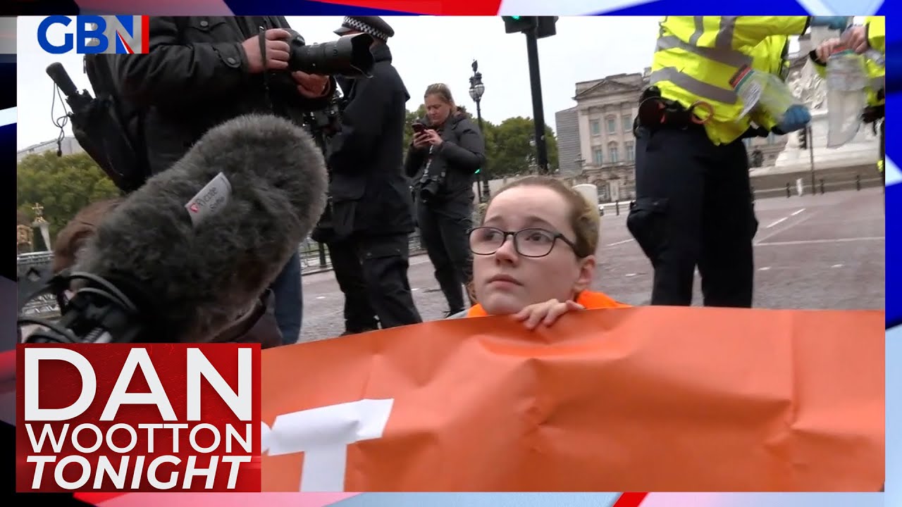 Just Stop Oil protesters CONFRONTED by GB News Producer outside ...